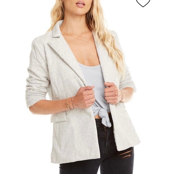 Chaser | Jackets & Coats | Chaser Cotton Fleece Blazer | Poshmark